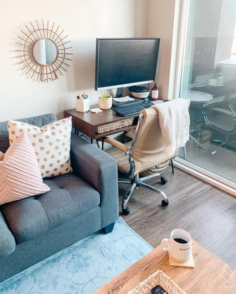 24+ Small Living Room Office Combo Ideas in 2025 - My Home Rise